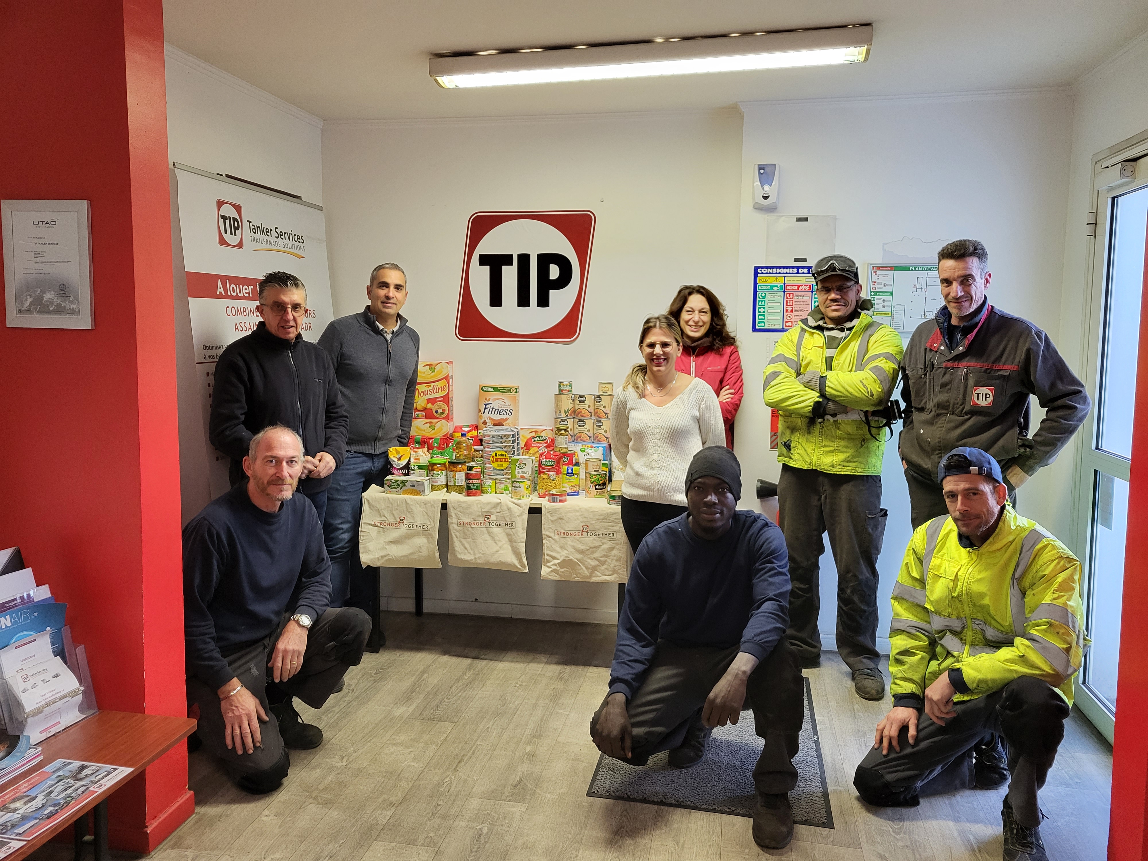 The second year of running the TIP Global Food Drive — more than 590 ...