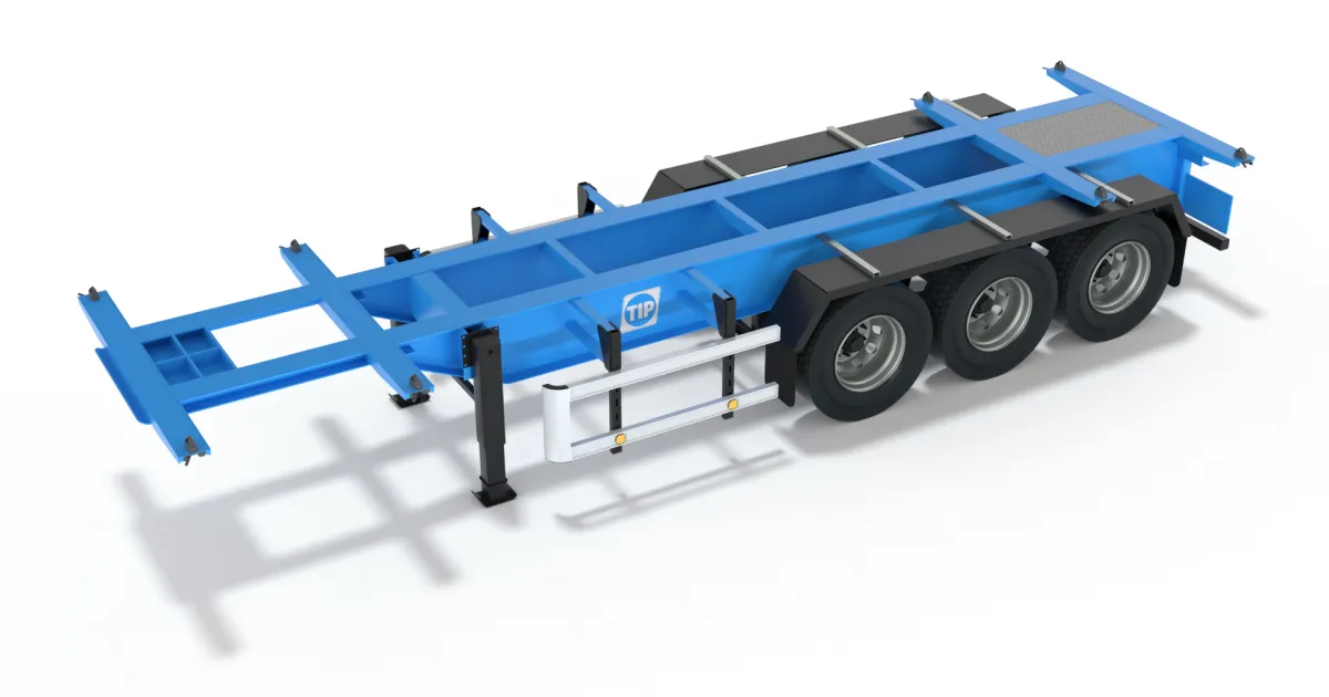 Skeletal trailer - leasing or rental | TIP Group