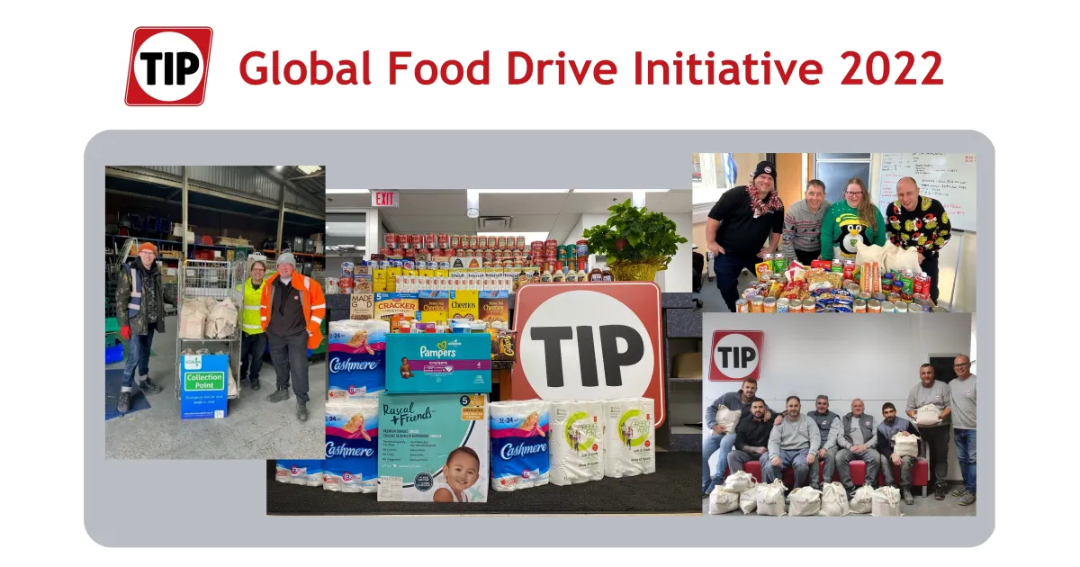 The second year of running the TIP Global Food Drive — more than 590 ...