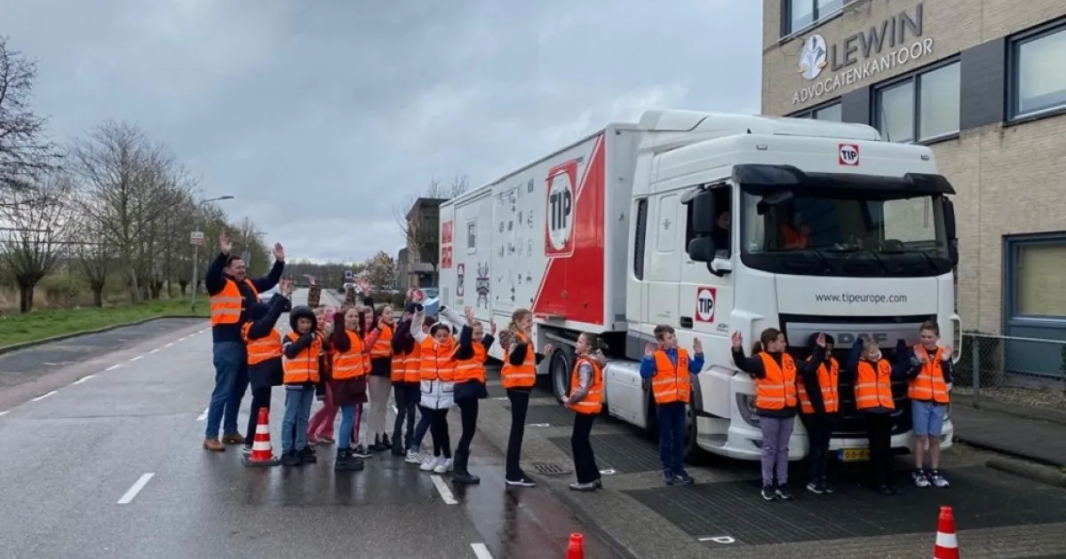 Dode hoek training: al meer dan 400 kinderen getraind! | TIP Group