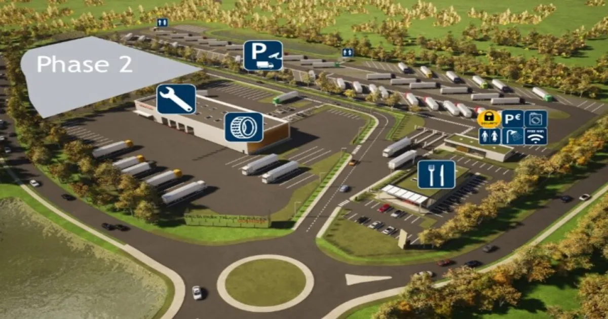 TIP opens its first safe and secure truck parking area | TIP Group