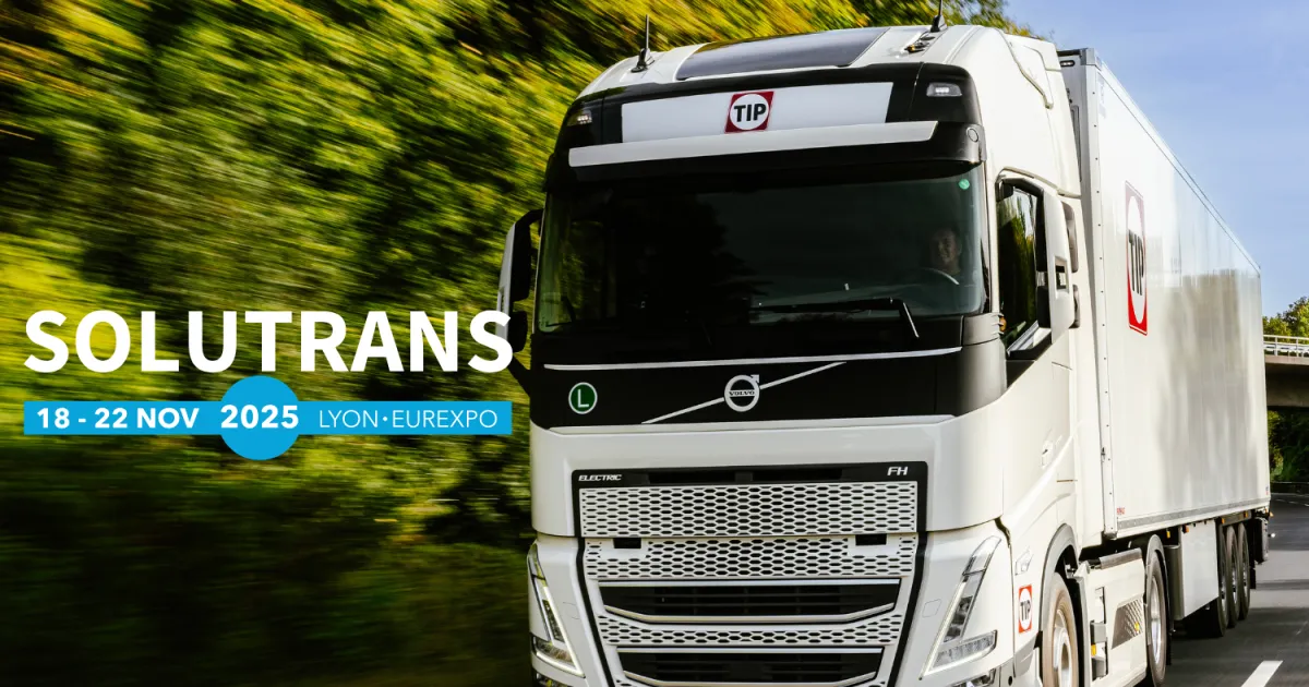 TIP Group sera présent à Solutrans 2025 : l’innovation au service du transport de demain | TIP Group