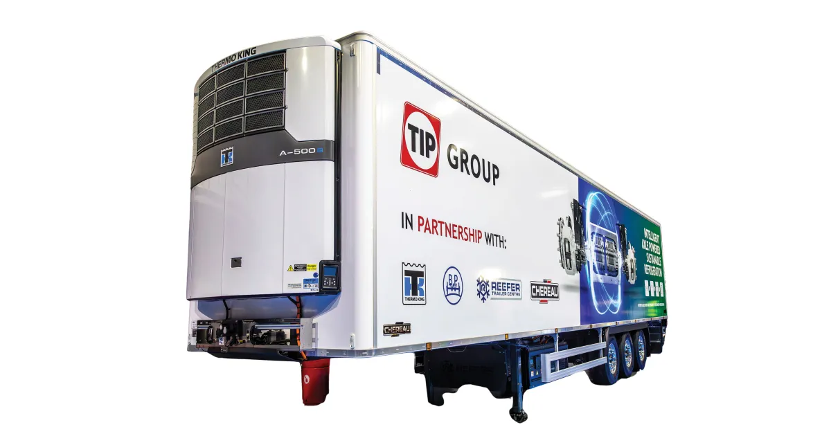 TIP trials another e-reefer technology - this time its axle energy ...